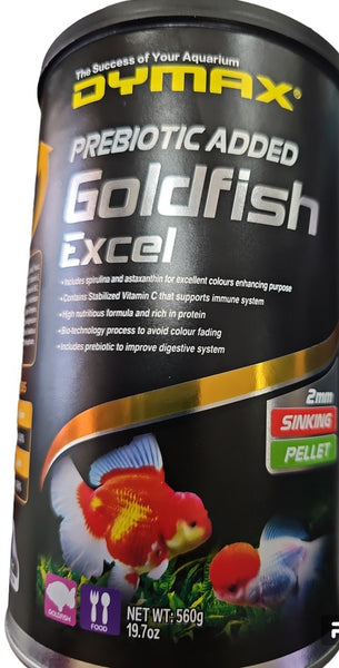 Dymax Goldfish Excel 2mm Sinking Pellet 560g – Baba G's Farm