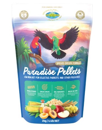 VETAFARM PARADISE PELLETS 2KG – Baba G's Farm