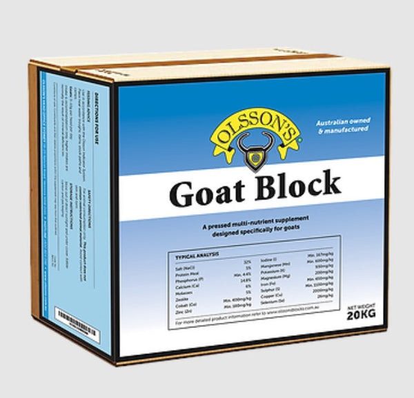 Olsson’s Goat Blocks 20KG – Baba G's Farm